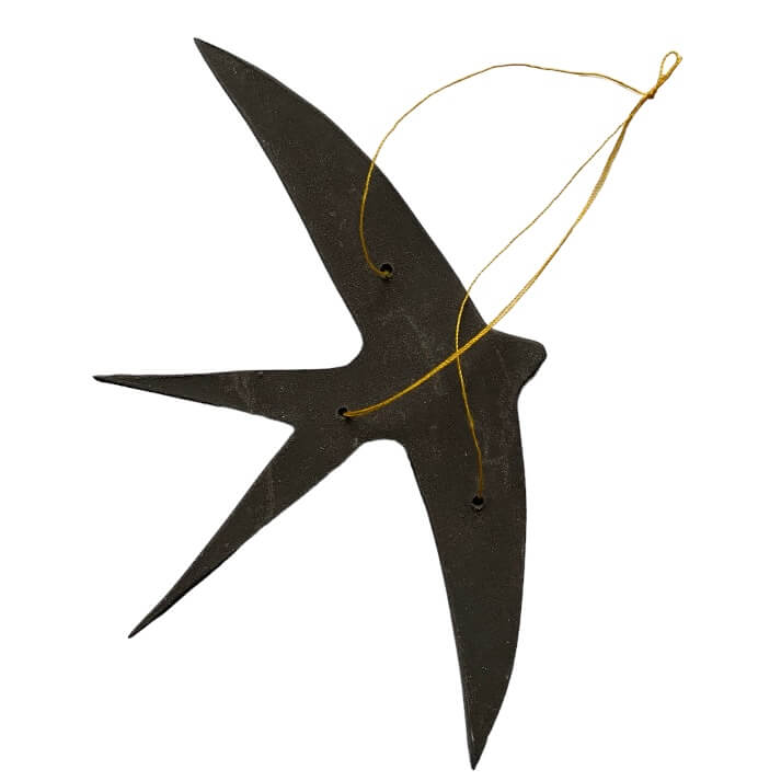 Svale håndlavet i keramik - brun. Designet af StineMei Keramik