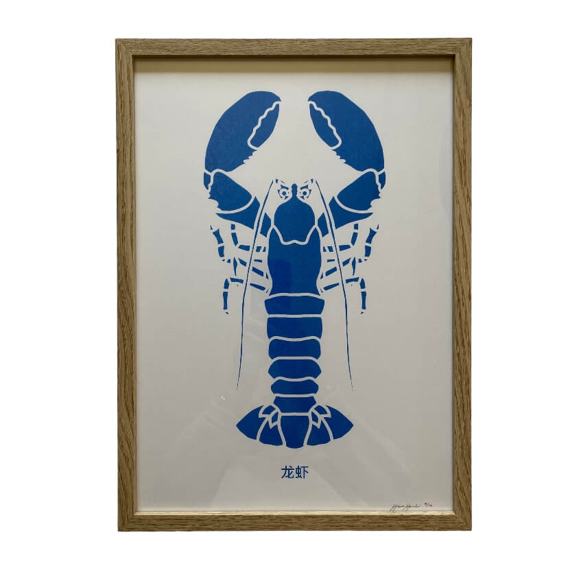 Risotryk hummer - blå - Fengshuirooms